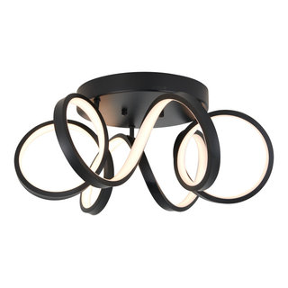 Artika Ribbon Ceiling Flushmount Light - Modern - Flush-mount Ceiling ...