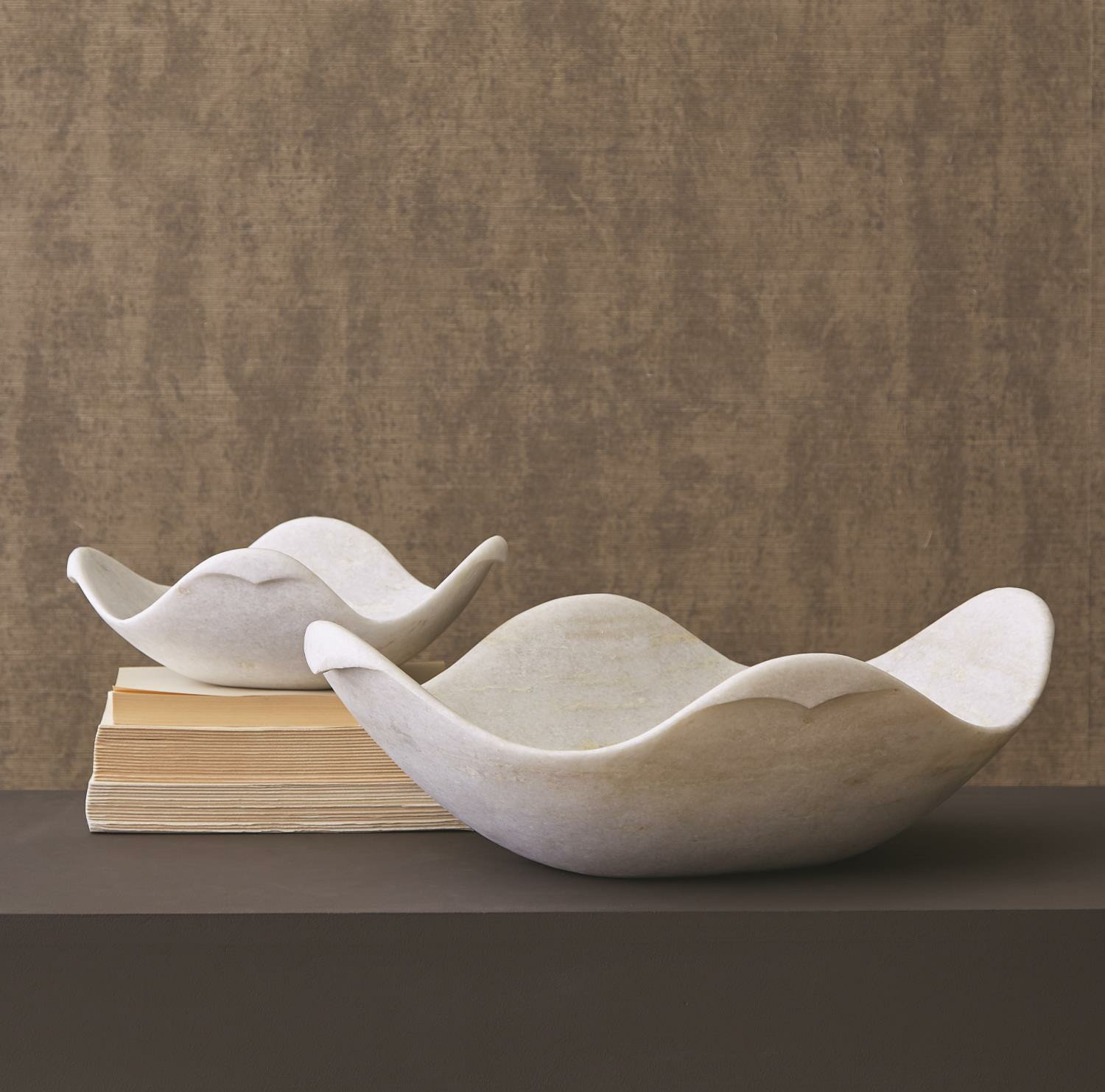 Marble Dove Bowl, Large - Contemporary - Decorative Bowls - by ...