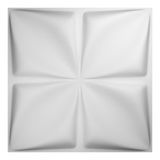 Riley EnduraWall Decorative 3D Wall Panel, 19.625"Wx19.625"H - Modern ...