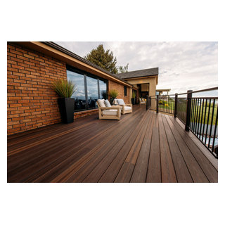 Dream Deck -- Envision Distinction Rustic Walnut composite deck ...