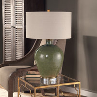 Elva Emerald Table Lamp - Transitional - Table Lamps - by Ownax | Houzz
