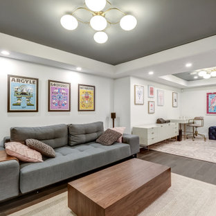 18 Beautiful Wallpaper Basement Pictures & Ideas October 2020 | Houzz