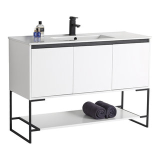 Urbania Vanity Set, 48" - Industrial - Bathroom Vanities And Sink ...