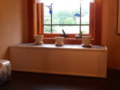 Washing machine hook up box above counter top???