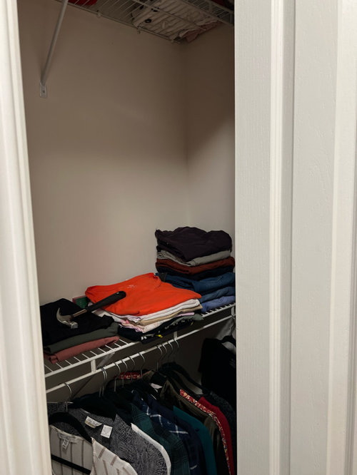 Help! Terrible master closet
