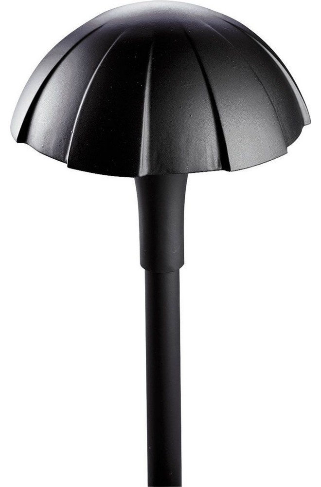 1-Light Path Lamp Black Metal Shade - Transitional - Path Lights - by ...