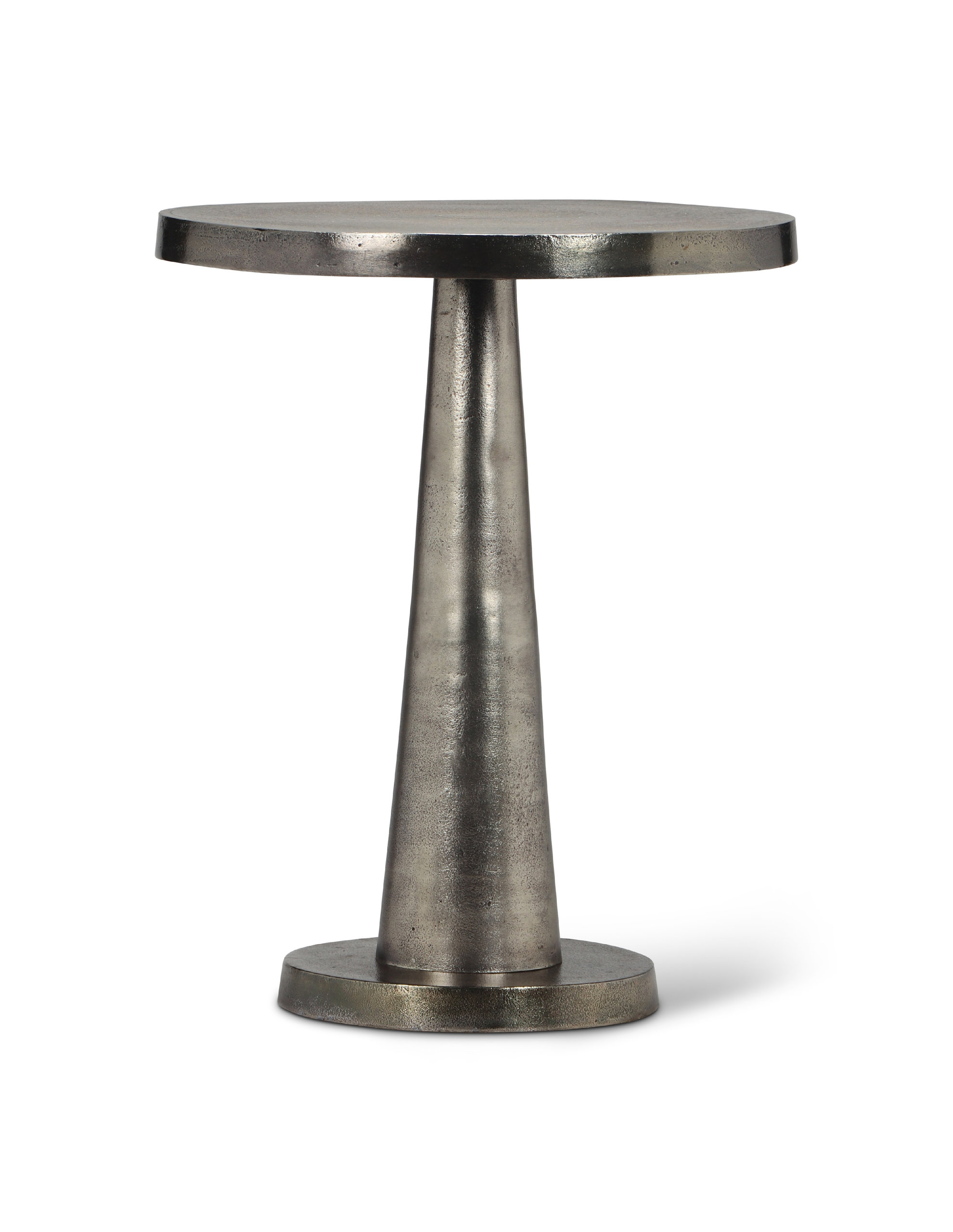 Elements Clark End Table Antique Nickel - Transitional - Side Tables ...