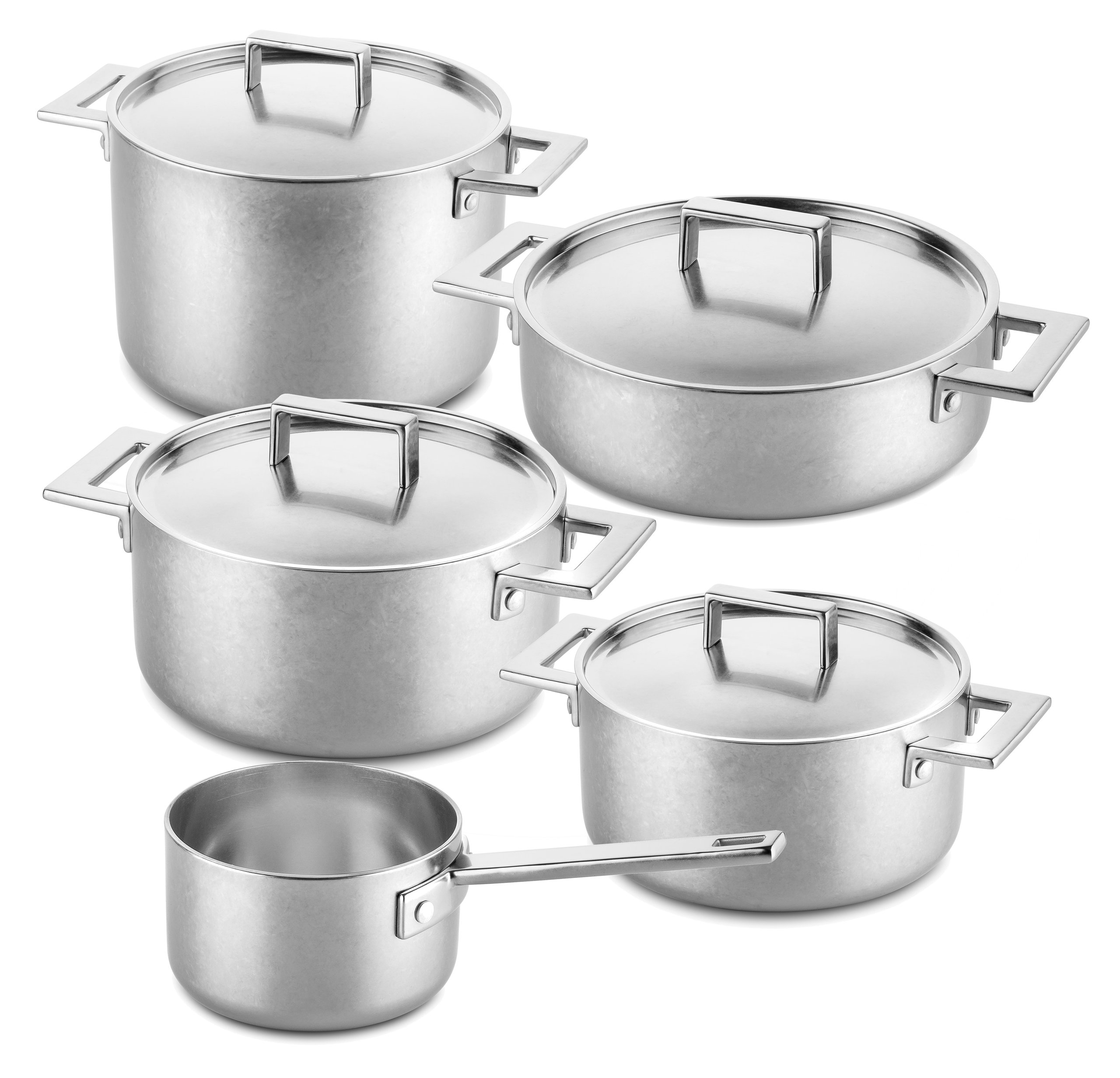 Attiva Pewter Kitchen Set - Industrial - Cookware Sets - by MEPRA SPA ...