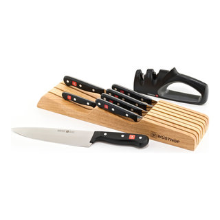 Wusthof Gourmet 8 Piece In-Drawer Tray Knife Storage Set with Bonus ...