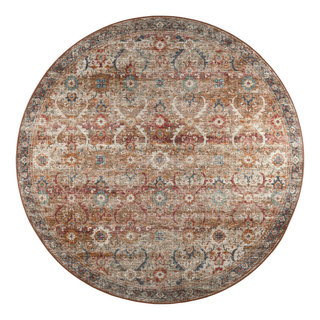 Jericho JC1 Charcoal 10' x 10' Round Rug, 10' x 10' - Contemporary ...