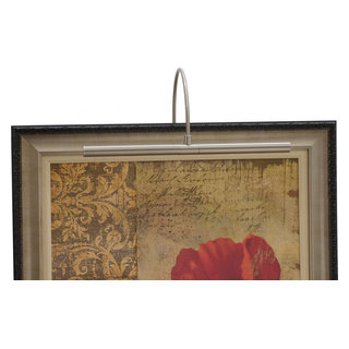 Advent Profile Incandescent Picture Light, Satin Nickel - Transitional ...