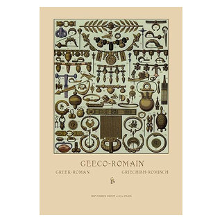 Greco-Roman Metalwork, 12" x 18" - Traditional - Prints And Posters ...