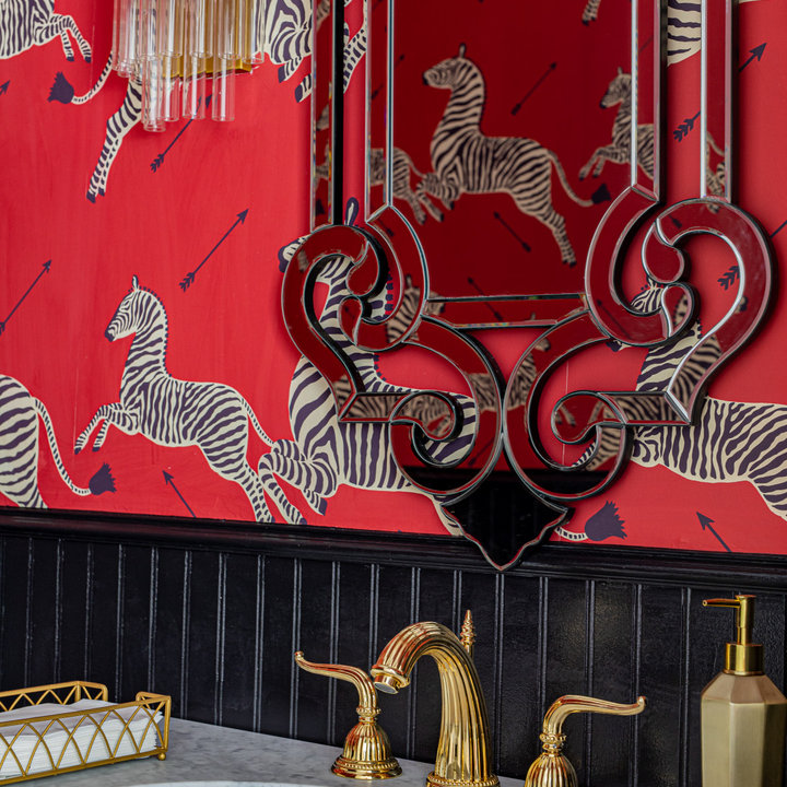 75 Small French Country Powder Room Ideas You'll Love - February, 2025 ...