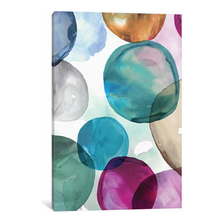 Multitude II by Eva Watts Canvas Print, 12"x8"x0.75" - Contemporary ...