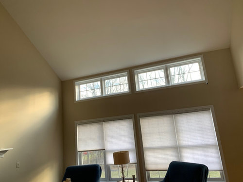 Curtains over or u see transom window?