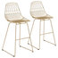 Brody Bar Chair, Set of 2 - Contemporary - Outdoor Bar Stools And ...