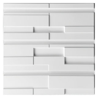 White Bricks 3D Wall Panels - Contemporary - Wall Panels - by Dundee ...