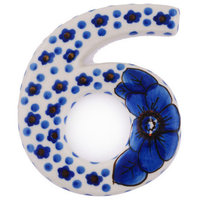 Polmedia Polish Pottery 4" Stoneware Number - Farmhouse - House Numbers ...