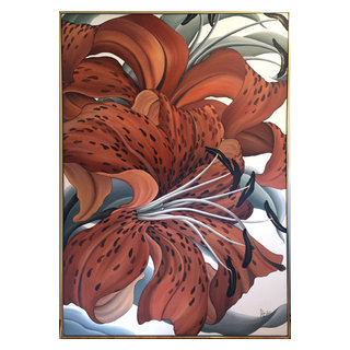 Lillium Umbellatum, Candlestick Lily, John Zak, 48x72 - Contemporary ...