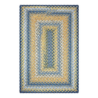 Homespice Decor Sunflowers Cotton Braided Rug (Rectangle), 27" x 45 ...