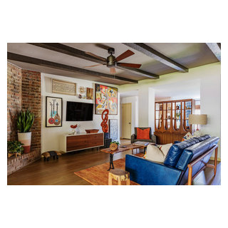 Multi-Generational - Midcentury - Living Room - Houston - by BKD ...