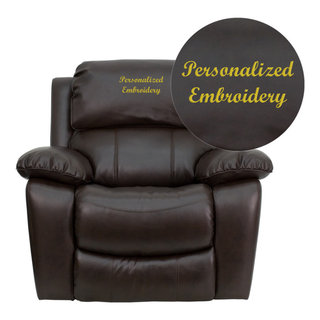 TXT Black Leather Recliner - Contemporary - Recliner Chairs - by Beyond ...