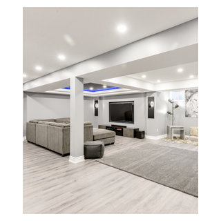 Open Space Basement Remodels - Basement - Toronto - by The Basement ...