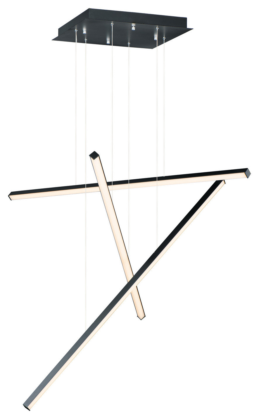 Black LED Pendant from the Hover Collection, 47.500 - Modern - Pendant ...