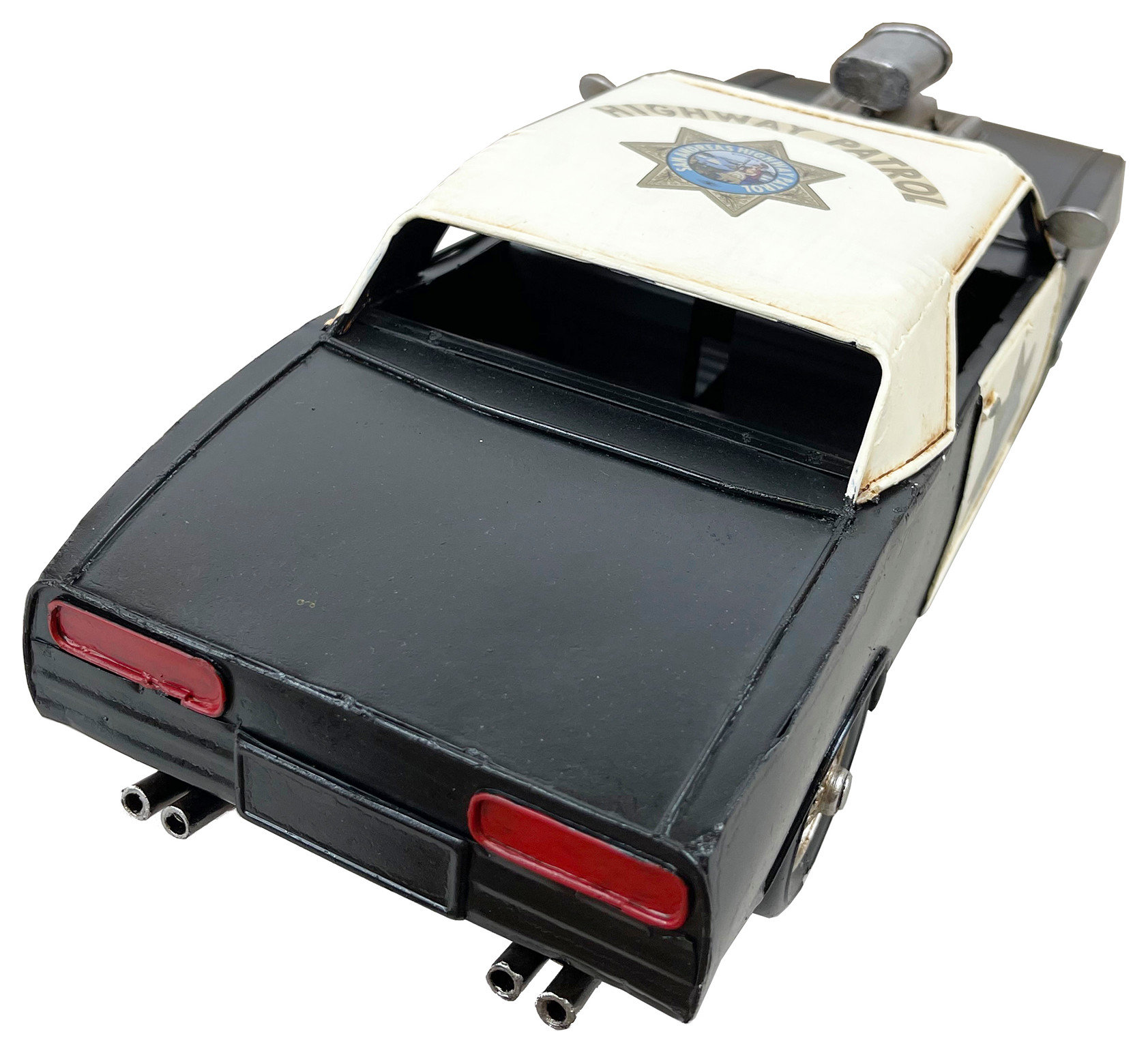 Police Hot Rod Metal Model - Contemporary - Decorative Objects And ...