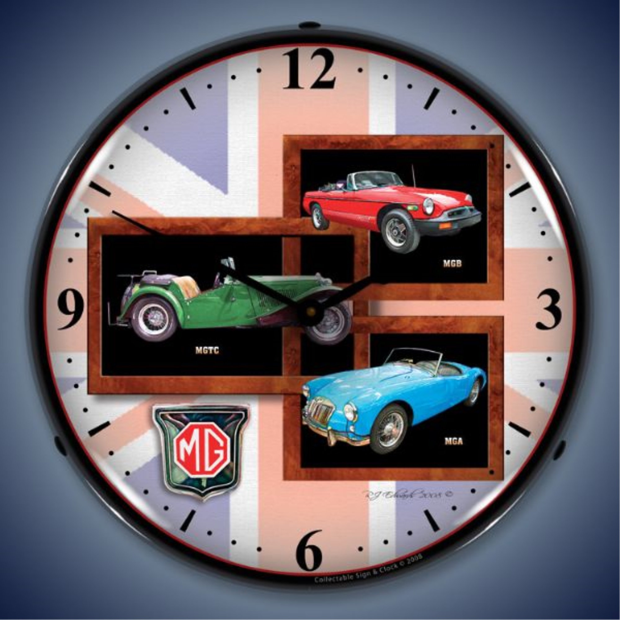 RE812195 MG Clock - Contemporary - Wall Clocks - by VirVentures | Houzz