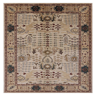 Ahgly Company Indoor Rectangle Mid-Century Modern Area Rugs, 5' x 7', 7 ...