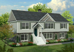 Raised Ranch Exterior - Windows, Siding