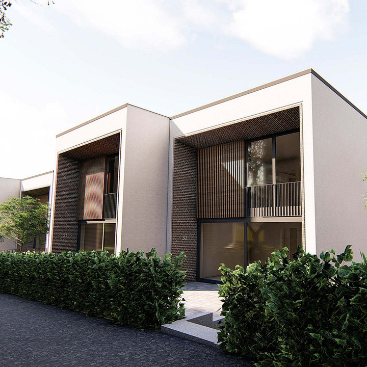 75 Beautiful Exterior with a White Roof Ideas & Designs - June 2025 ...