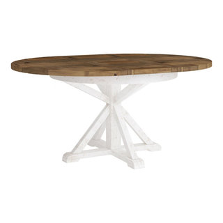 Provence Round Extension Table - Farmhouse - Dining Tables - by LH ...