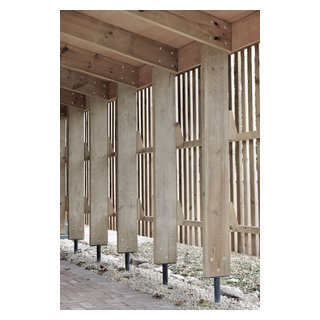 Garden Shelter - Slatted Timber Cladding - Rustic - Garden Shed and ...