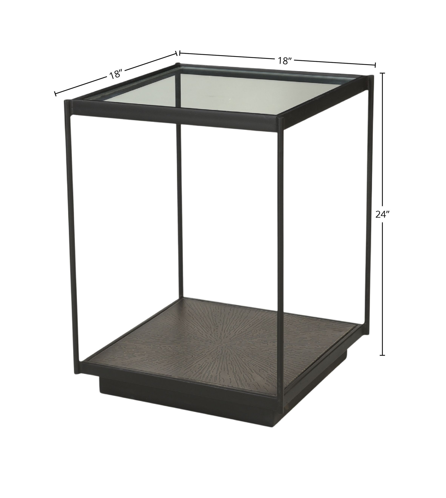 Cube Side Table, Black - Transitional - Side Tables And End Tables - by ...