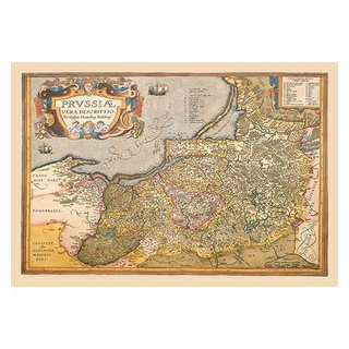 Map of Prussia, 20" x 30" - Traditional - Prints And Posters - by ...