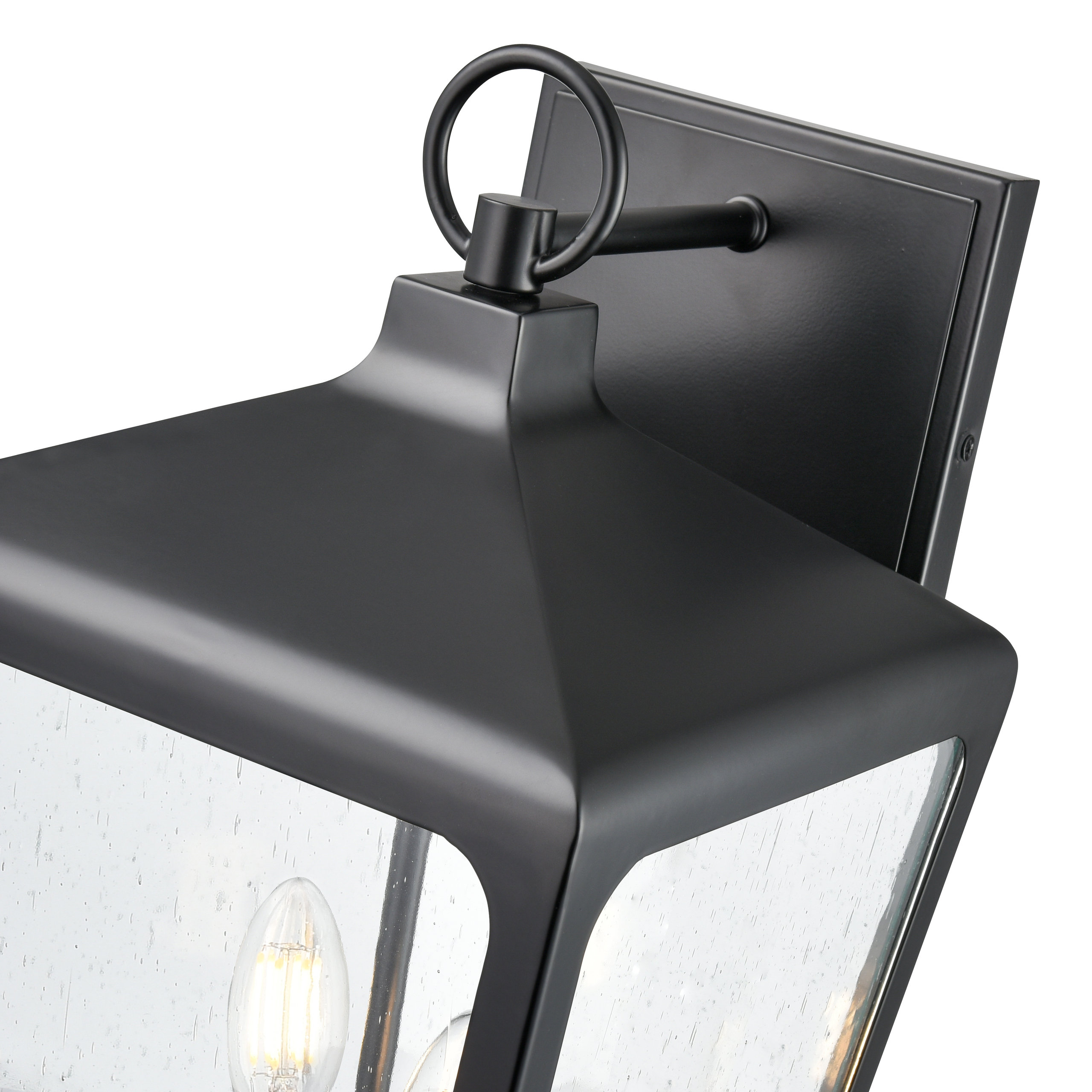 Brooks 2 Light 19" Tall Outdoor Wall Sconce Powder Coated Black ...