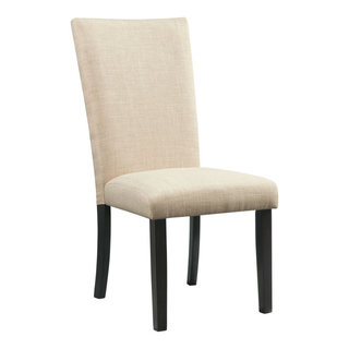 Felicia Upholstery Side Chair, Set of 2 Dark - Transitional - Dining ...