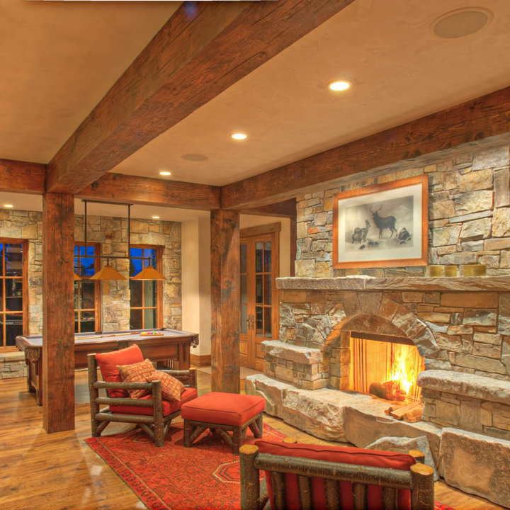 75 Exposed Beam Basement Ideas You'll Love - March, 2026 | Houzz
