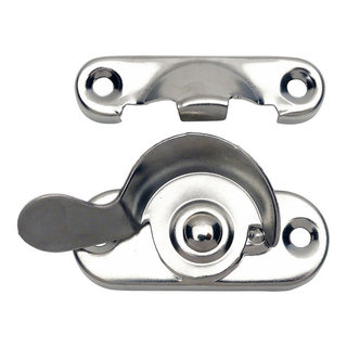 Polished Chrome Window Lock, 53737 - Transitional - Window Hardware And ...
