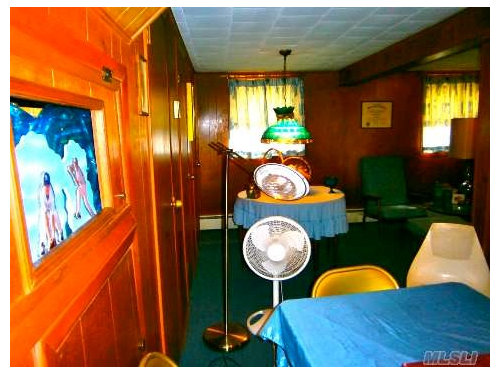 1950's Old Wood Paneling in Basement