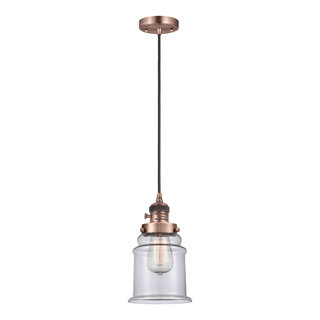 Canton Mini Pendant With Switch - Industrial - Pendant Lighting - by ...