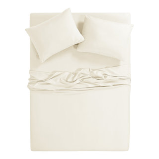 Well Being By Sunham T800CVC Solid Sheet Set, King - Transitional ...