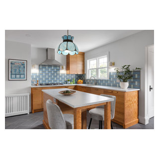 Project Vintage Vibes Kitchen - Midcentury - Kitchen - Boston - by ...