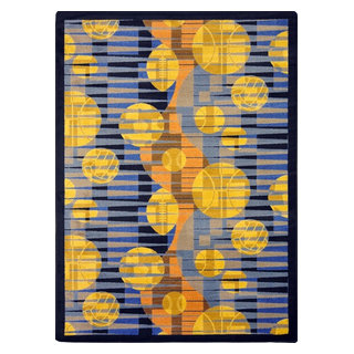 Games People Play Rug, Keeping Score, 3'10"x5'4", Red, 5'4"x7'8 ...