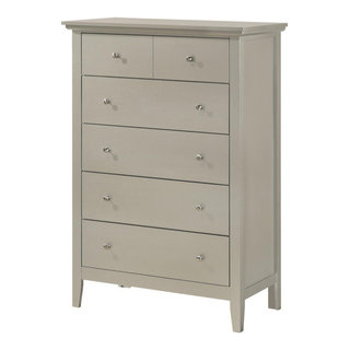 Hammond Silver Champagne 5 Drawer Chest of Drawers (32 in L. X 18 in W ...