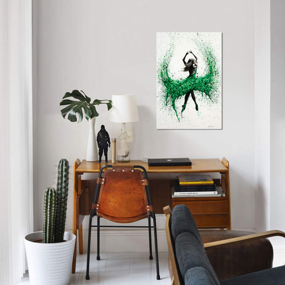 "An Emerald Love" by Ashvin Harrison Canvas Print, 12"x8"x0.75 ...