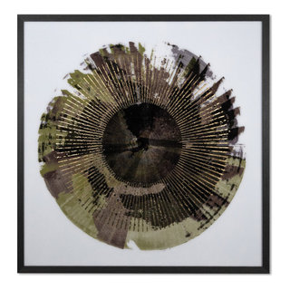 Seeing Green, 41" X 41", Charcoal Frame - Contemporary - Prints And ...