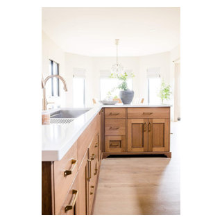 Rift White Oak Beaded inset - Traditional - Kitchen - Other - by Wende ...